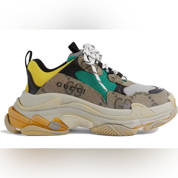 Gucci | Shoes | Gucci X Balenciaga The Hacker Project Triple S Beige ...